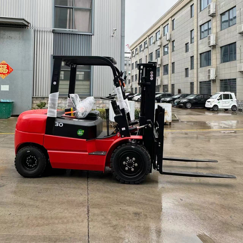 2 Ton 3 Ton Diesel Forklift Truck Lifting Height 3m-6m 4 Wheel Forklift ...