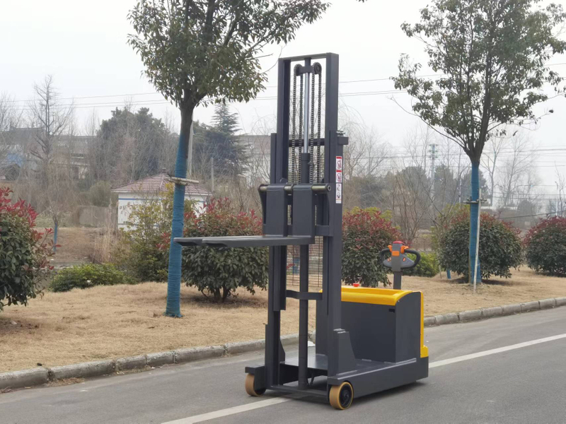 1 Ton Pedestrian Pallet Stacker Electric Counterbalanced stacker Walkie ...