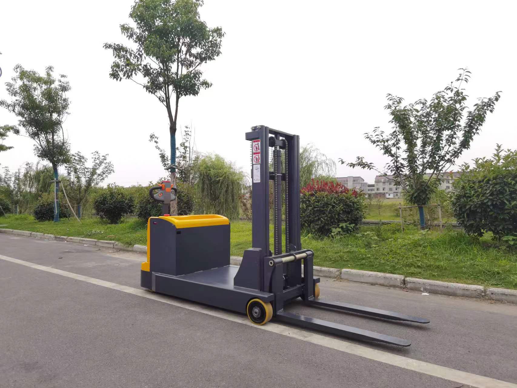 900kg 1000kg Electric walkie stacker Counterbalanced Stacker without ...