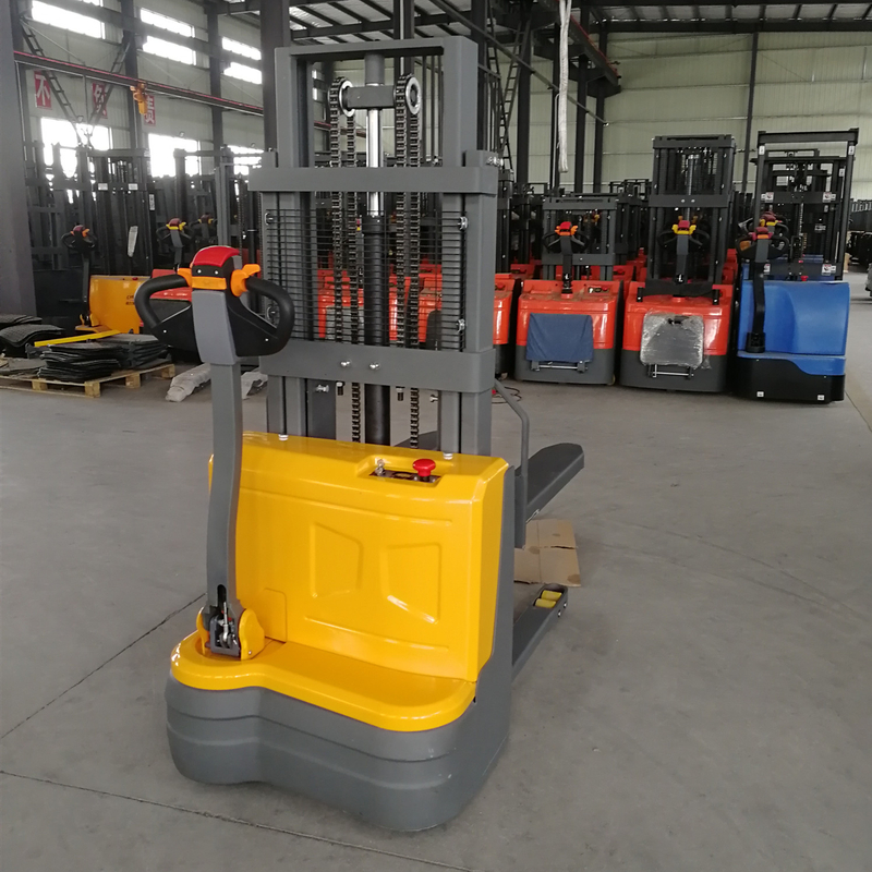 1.6 Ton Hydraulic Electric Stacker Walk Behind Pallet Stacker 24V ...